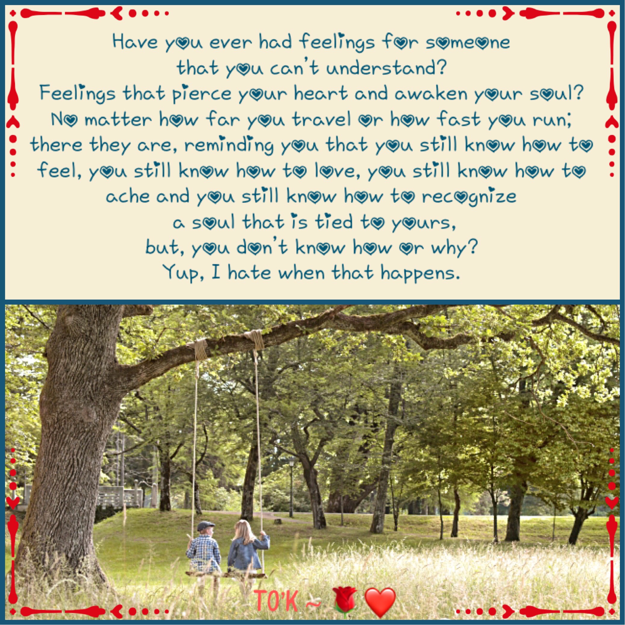 Feelings damn feelings – The Whimsey Angel