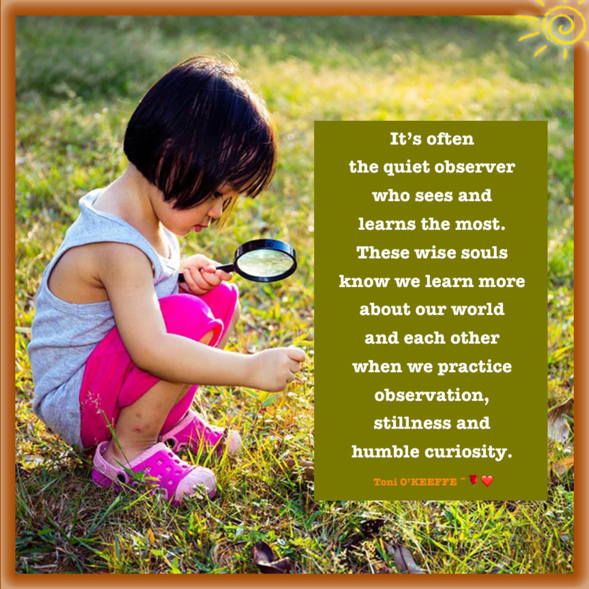 Be always the curious student – The Whimsey Angel