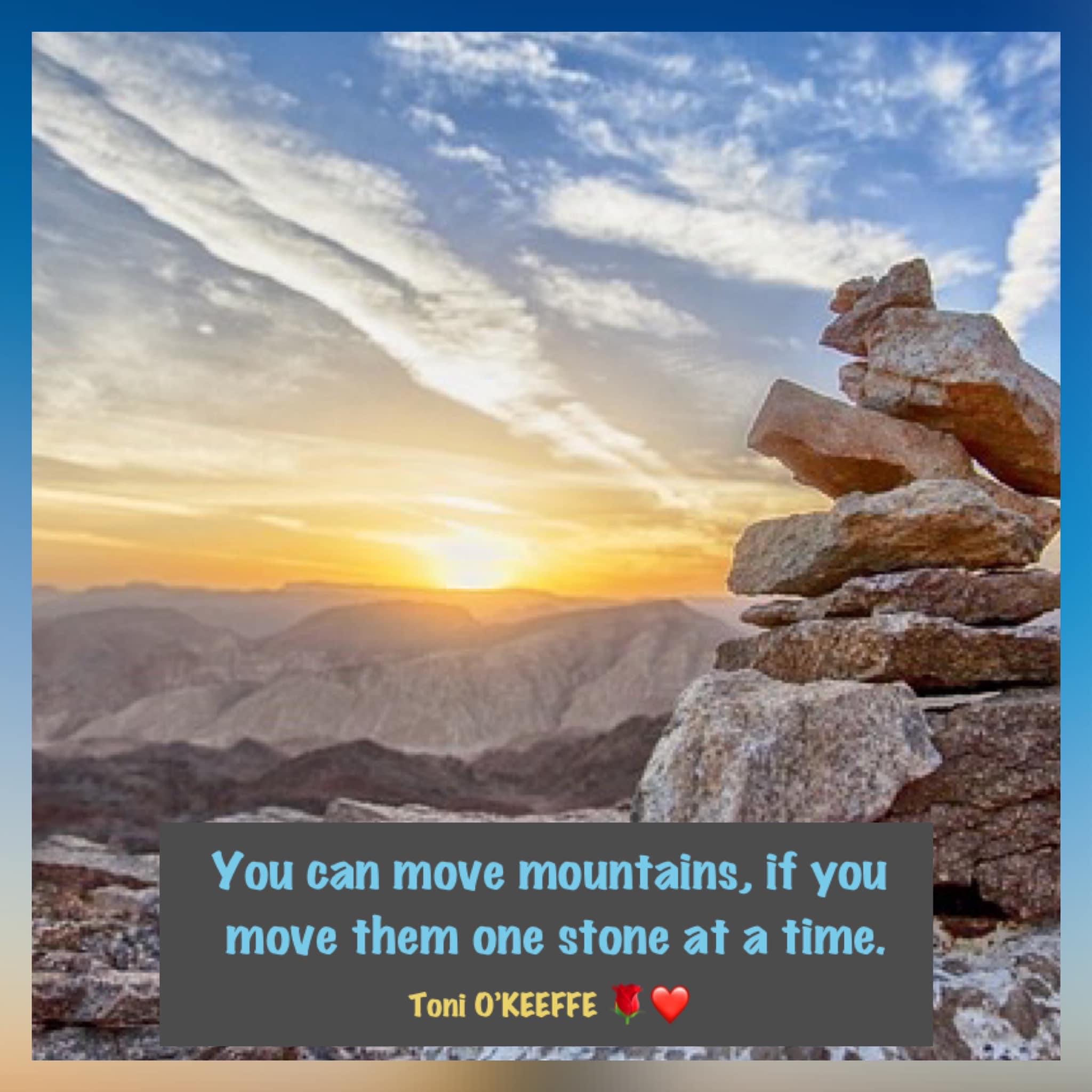 You can move mountains – The Whimsey Angel